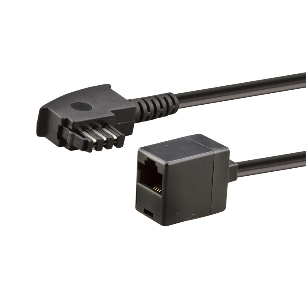 TAE-Adapter, F-Norm 0,2m lose | Western | Verbindungskabel | Telefon ...